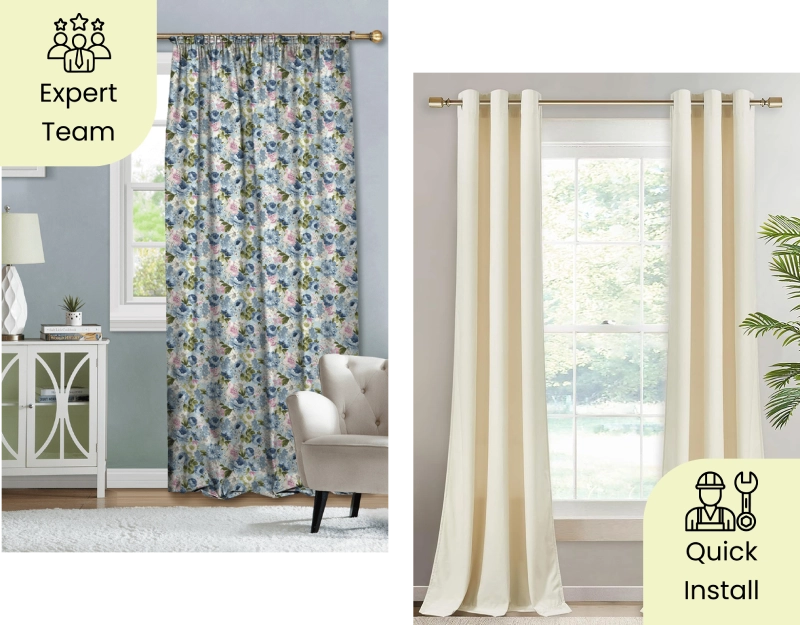 Buy Stylish Curtains Dubai | Custom Made Drapes At 45% OFF